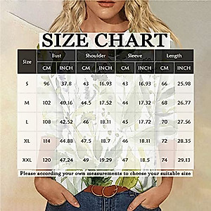 Womens Tops 3/4 Length Sleeves Dressy Casual Womens Tops 3/4 Length Sleeves Tunic Shirts for Women Things Fall by Chinua Achebe Gold Tank Top Women Halloween Town Tops for Women Green Tops