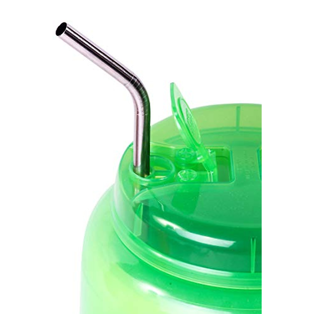 2 JUMBO 14" Stainless Steel Straws 100 oz HUGE SUPER LONG Drinking Wide Compatible With Whirley Insulated Travel Mug FOAM Truck Stop Cups