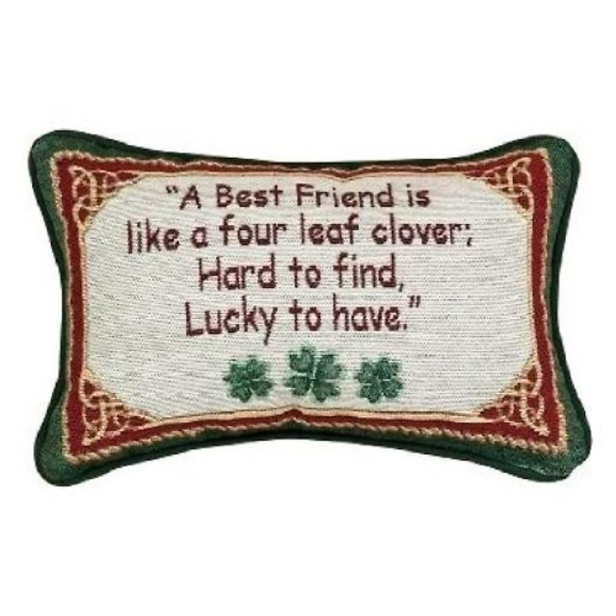 Manual 12.5 x 8.5-Inch Decorative Throw Pillow, Irish Treasures Best Friend
