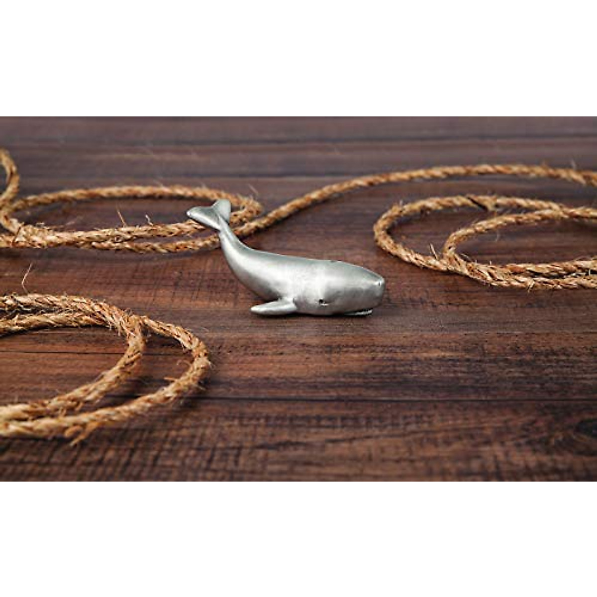 Twine Moby Whale Pewter Novelty Bottle Openers, Metallic