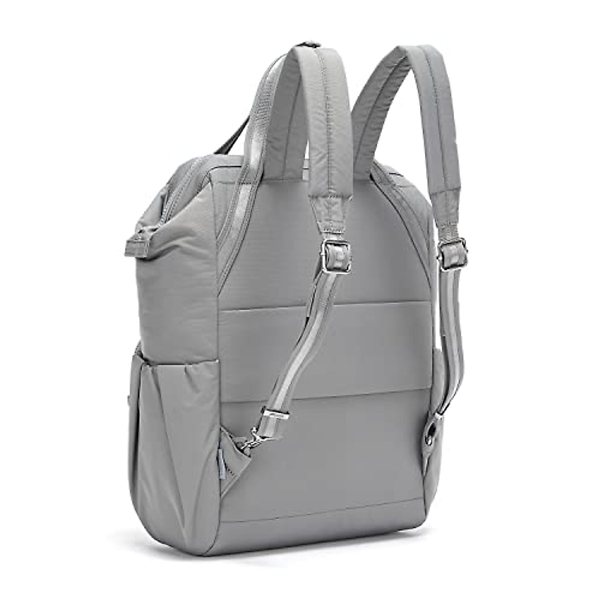 Pacsafe Women's Citysafe CX 17L Anti Theft Backpack-Fits 16 inch Laptop, ECONYL Gravity Gray, One Size