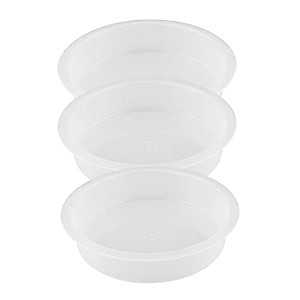 Baoblaze 3Pcs Plastic Birds Seed Feeder Birdbath Accessories Bird Feeding Station Tray