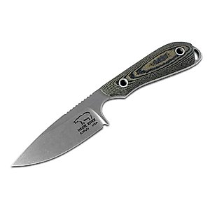 White River M1 Caper, Canvas Black/Olive Micarta