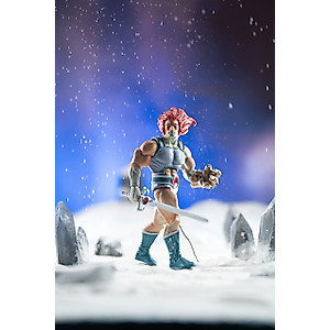 Super7 ULTIMATES! Thundercats Lion-O (Hook Mountain Ice) - 7" Thundercats Action Figure with Accessories Classic Cartoon Collectibles and Retro Toys