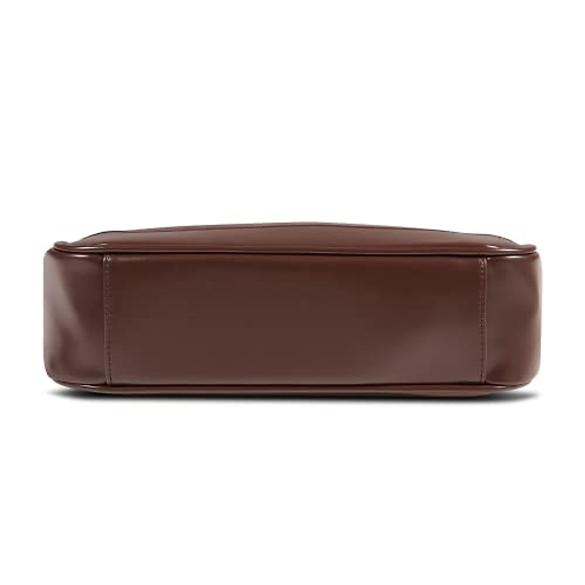 Women's Vegan Leather Hobo Crossbody Shoulder Bag Handbag Purse (Brown)