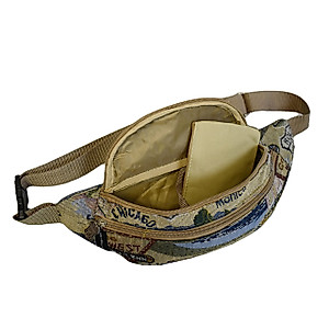 Karriage-Mate Cotton Canvas Tour Bag. Route 66-Theme