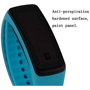 CdyBox Unisex Silicone LED Digital Creative Touch Screen Sport Watch Bracelet 10 Pack