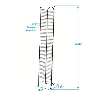 Atlantic 52-DVD/BLU Ray Disc Tower - PN 63712035 in Gunmetal