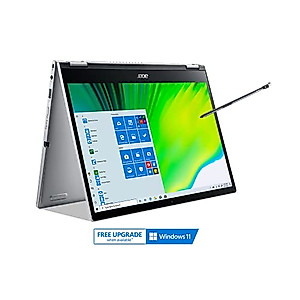 Acer Spin 3 Intel Evo Convertible Laptop - 13.3" 2560 x 1600 IPS Touch Display | Intel Core i5-1135G7 | Intel Iris Xe Graphics | 8GB LPDDR4X | 512GB NVMe SSD | Wi-Fi 6 | BL Keyboard | SP313-51N-50R3