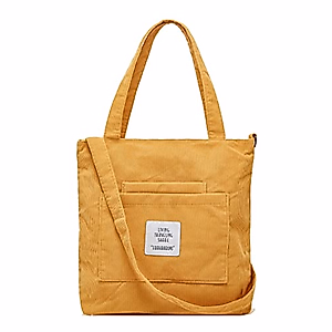 Tote Bag Women Cute Hobo Bag Satchel Bag Shoulder Bag College Bag Travel Bag Crossbody Bag Corduroy Tote Handbag 2023