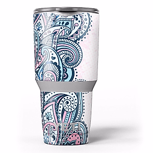 Design Skinz Colorful Ethnic Sprouts - Skin Decal Vinyl Wrap Kit Compatible with The Yeti Rambler Cooler Tumbler Cups