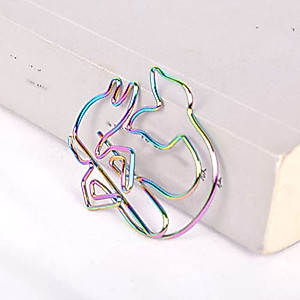 Operitacx 24pcs Decoration Paper Gifts Cartoon Wedding for School Page Office Animal Clips Metal Favors Bookmark Paperclips Invitation Clip Shape Marker Party Mermaid