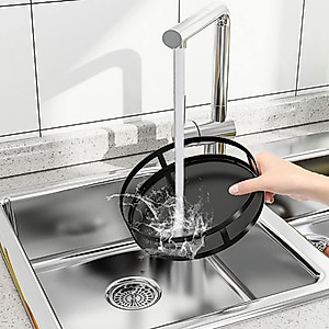 2 Tier Turntable Organizer, 360 Degree Rotating Turntable 9 "Non-Skid Rotating Tissue Storage Container, Bathroom, Kitchen, cabinets, Pantry, countertop Organizer…