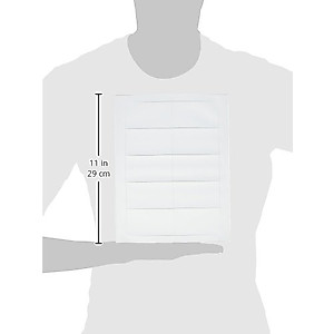 Avery 8374 Magnetic Business Cards, 2 x 3 1/2, White, 10 Cards per Sheet (Pack of 30 Cards) - Matte White