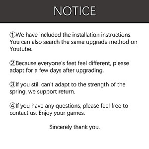 MORICHS Upgrade Mod Brake and Throttle Pedal Spring Kit for LOGITECH G27 G29 G920 Racing Wheel