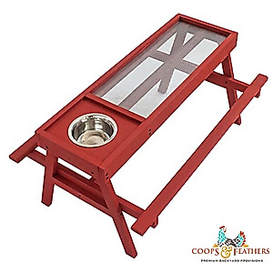 Coops & Feathers Chick-Nic Table (Barn Red)