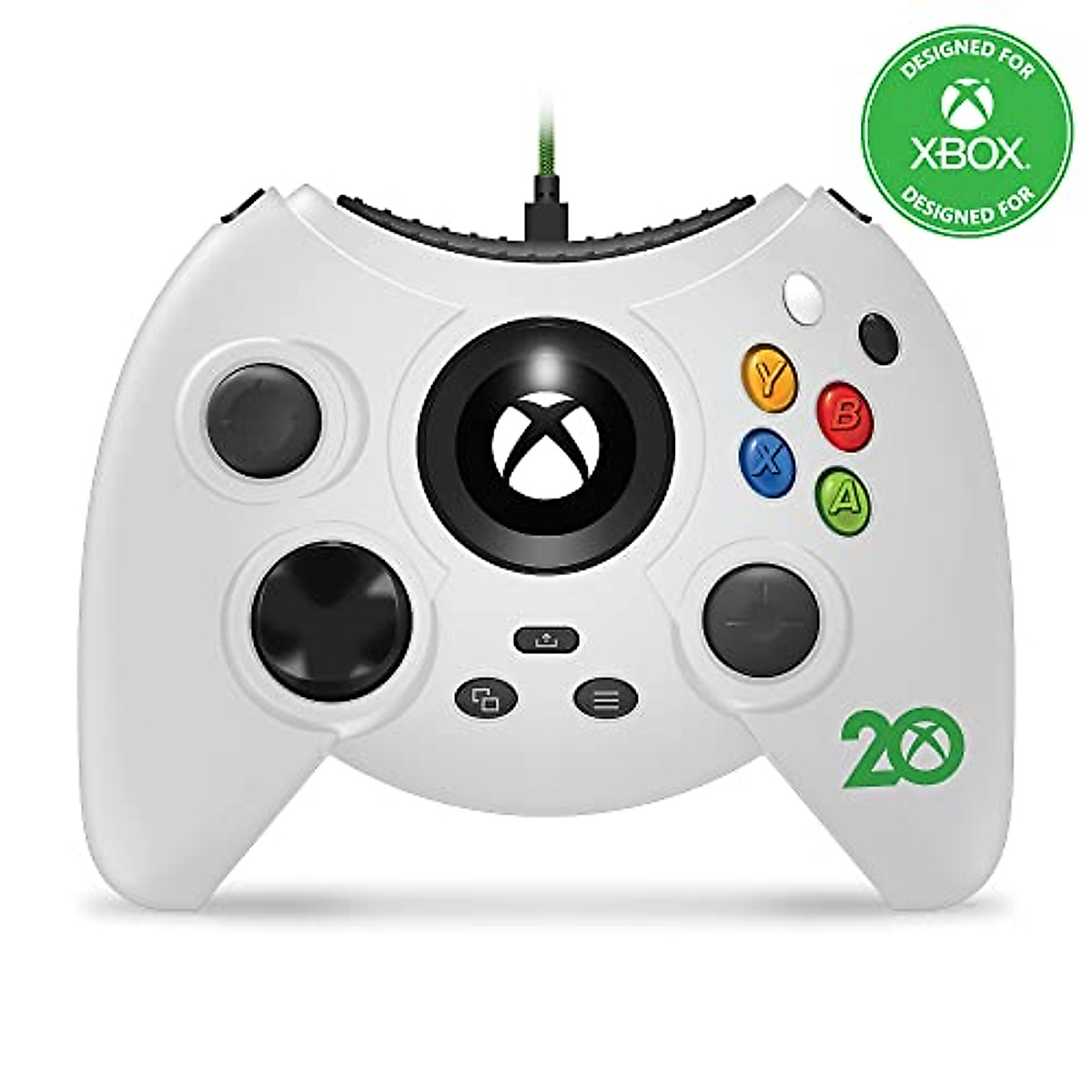Hyperkin Hyperkin Duke Wired Controller for Xbox Series X|S/Xbox One/Windows 10 (Xbox 20th Anniversary Limited Edition) (White) - Officially Licensed by Xbox - Xbox;