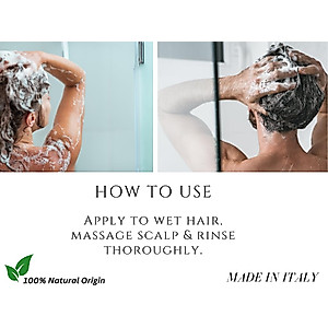 ZAIN1 Natural Hair growth Shampoo With Snail Mucin, Rosemary, Biotin, Niacinamide, Castor oil and Caffeine.(Mimosa, 8.45 oz) pH Level 5.2