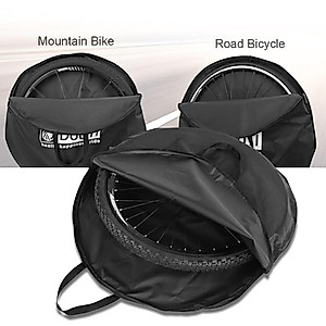 Wheel Carrying Bag, Nylon Mountain Road Bike Soft Storage Protective Carrier Wheel Bag (29inch)