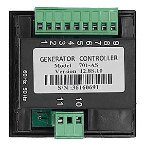 ViaGasaFamido Diesel Generator Set DSE701K AS Controller Module Automatic 5 Protection Generator Genset Controller DC835V Replacement Deep Sea Self Starting Control Module