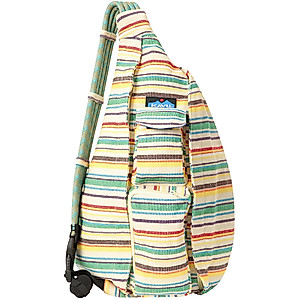 KAVU Interwoven Rope Bag Sling Crossbody Backpack - Prism Stripe