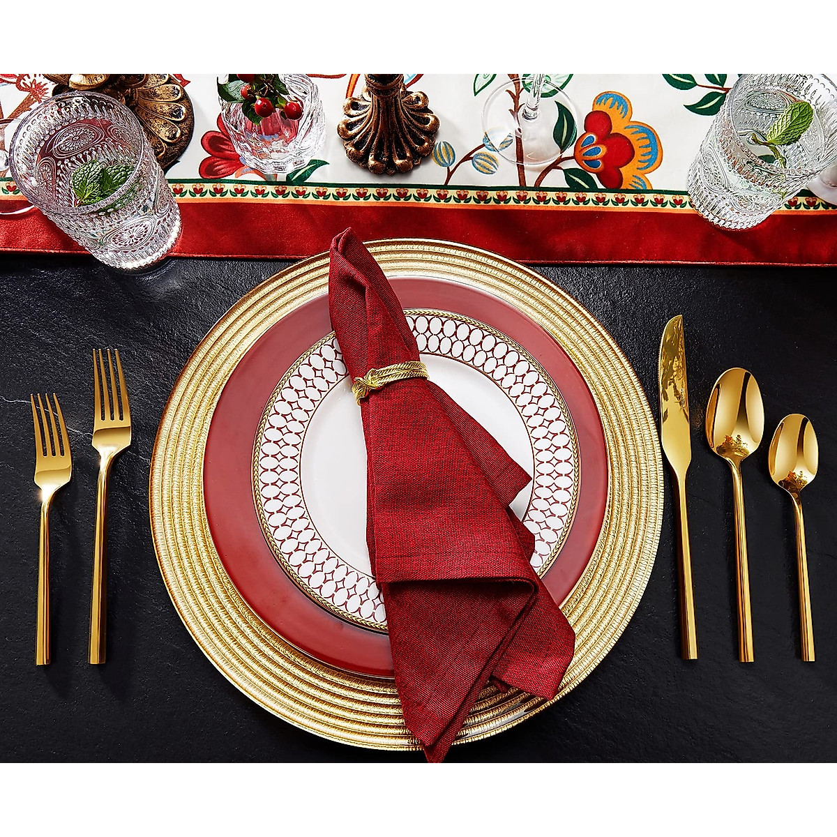 KEAWELL 20-Piece Flatware set (Mirror Silver)