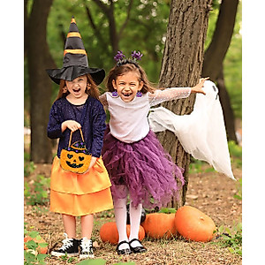 7 Sheets Halloween Faux Leather Sheets for Crafts, 7.9×13.0 Inch Glitter Synthetic Leather Sheet Halloween Spider Faux Leather Fabric Sheets for Earrings Hair Bows DIY Keychain Holiday Decor