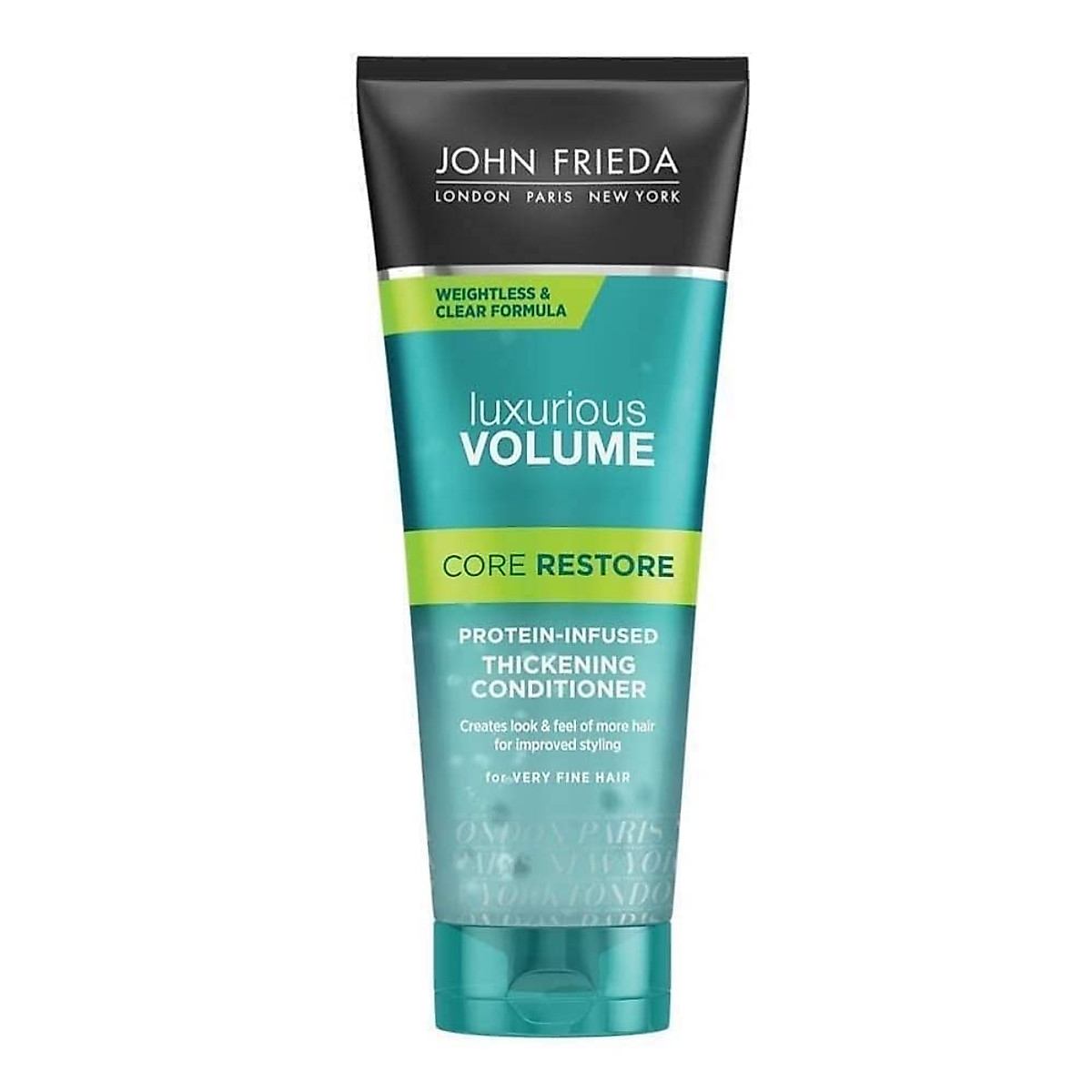 John Frieda Luxurious Volume Core Restore Protein-Infused Thickening Conditioner 250 ml, Body-Building Conditioner for Thin and Fine Hair