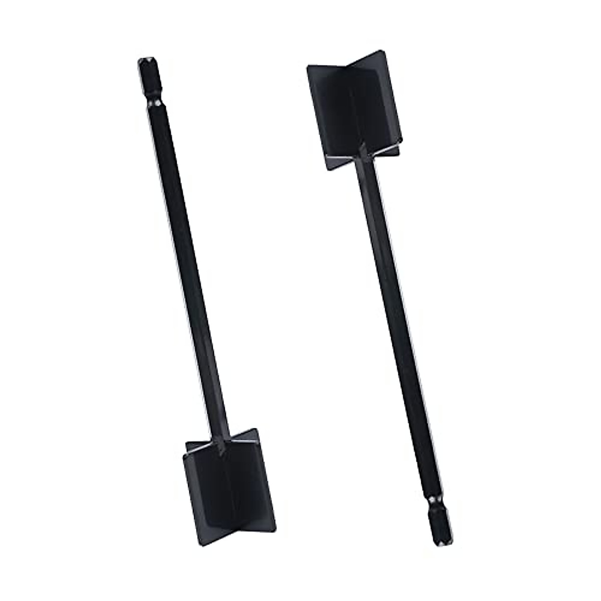 2 Pcs Epoxy Mixer Attachment for Drill, Reusable Paint and Resin Mixer Paddle to Mix Epoxy Resin, Paint, Ceramic Glaze and Reduce Bubbles