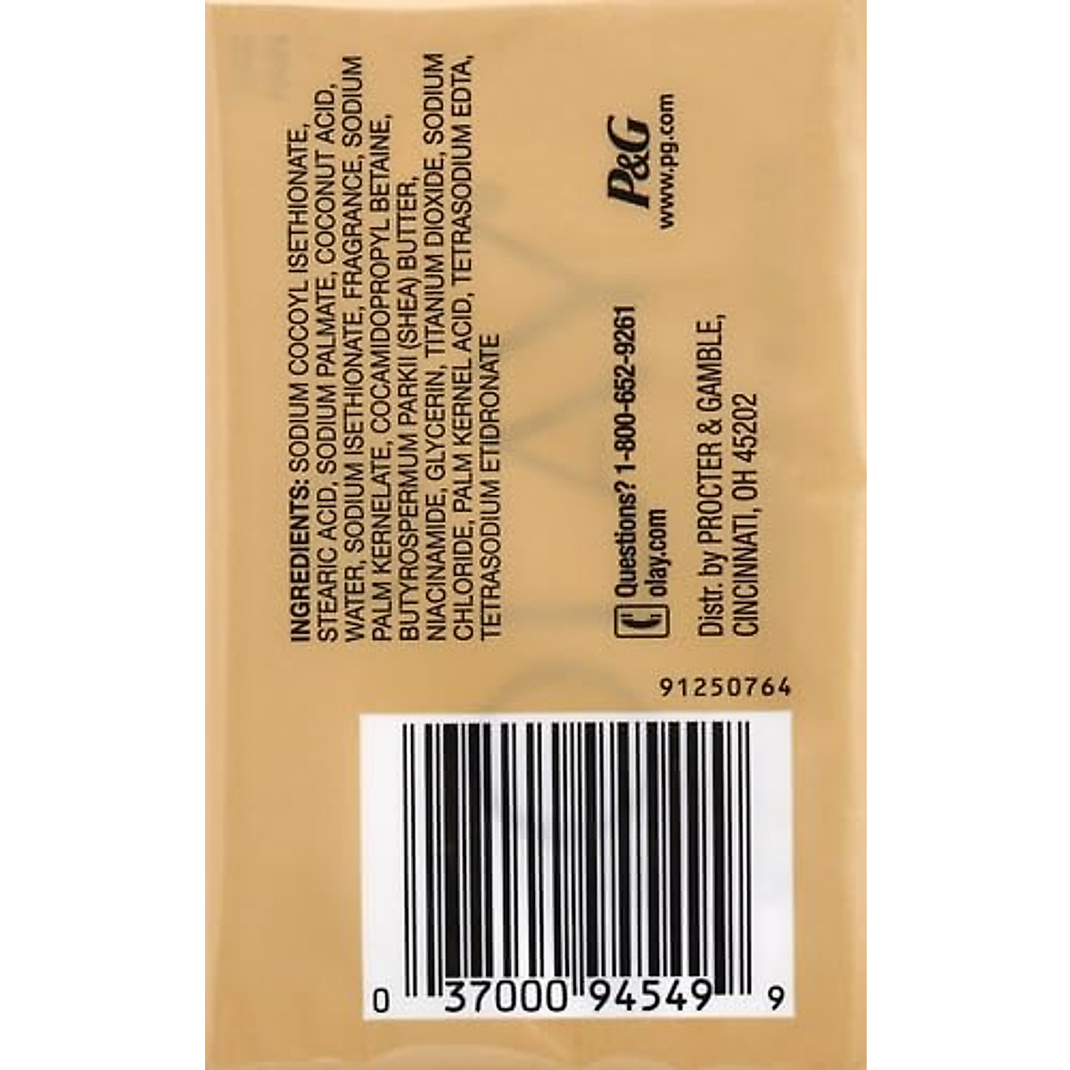 Olay Outlast Ultra Moisture Shea Butter Beauty Bar, 7.52 Ounce, Pack of 2