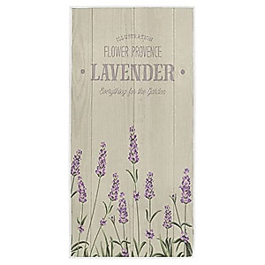 Naanle Vintage Lavender Bouquet Soft Absorbent Guest Hand Towel Decor for Bathroom, Hotel, Kitchen, Gym and Spa(16" x 30")