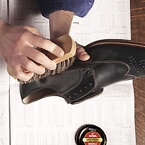 KIWI Parade Gloss Premium Shoe Polish Paste, 1-1/8 Ounce, Black - 6 Pack