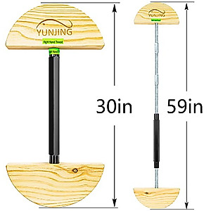 YUNJING Pant Stretcher for Jeans with Alloy Aluminium Adjustable Buckle Waistband Stretcher Instant Stretch 30" to 59"