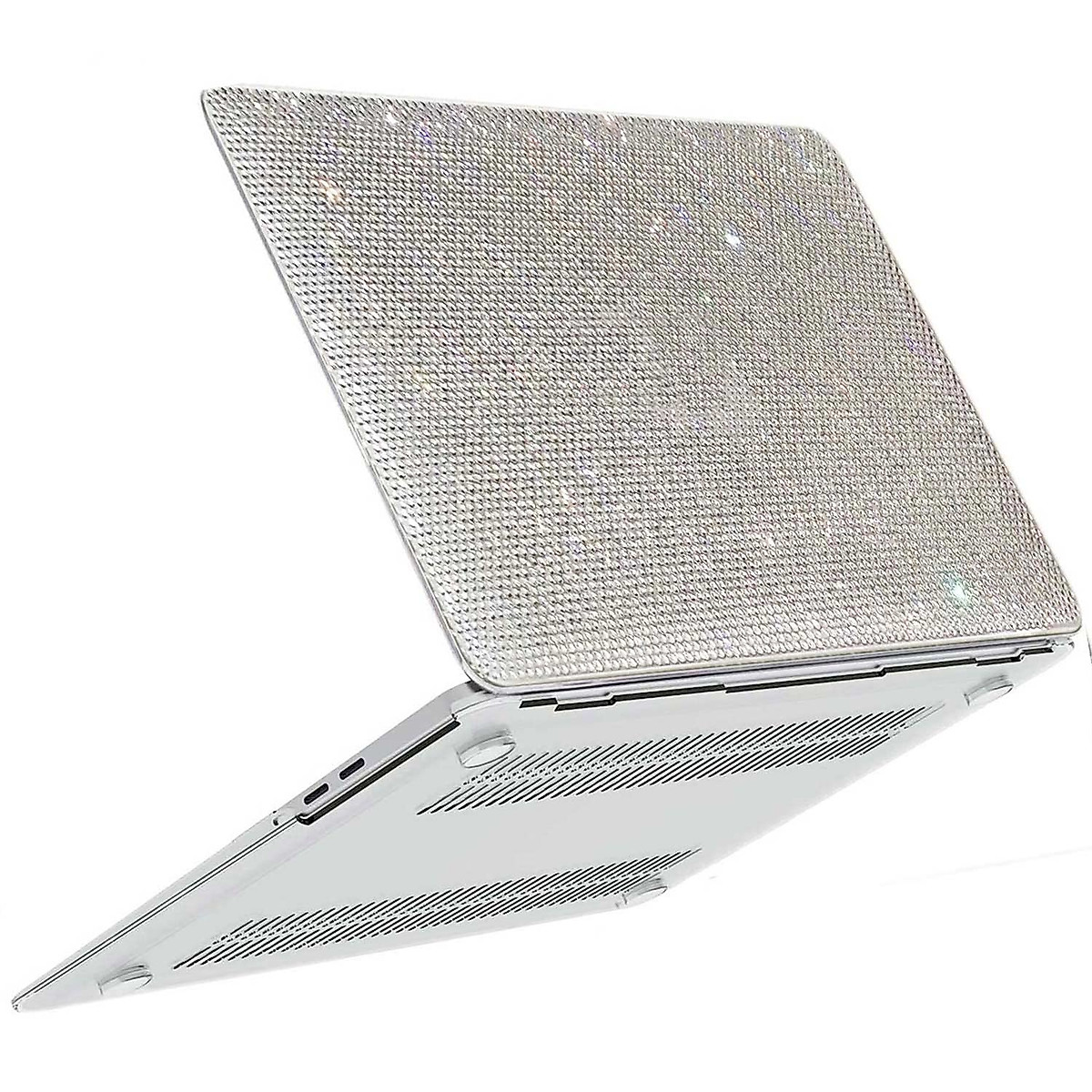 Teazgopx Bling Diamond Case For 12.4 Inch Microsoft Surface Laptop Go 2 (2022 Release) Model 2013 / Surface Laptop Go (2020 Release) Model 1943,Rhinestone Fashion Luxury Shiny Crystal Hard Shell