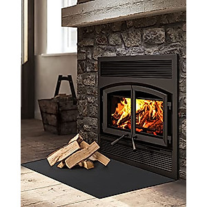 Under Grill Mat, 60×42 inch BBQ Floor mats, Deck Patio Protector Mat, Indoor Fireplace Mats Fire Pit Mats, Fire Resistant, Water Resistant, Oil Proof, Easy to Clean Reusable Outdoor Grill Mat