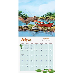 The Secret Life of Squirrels Wall Calendar 2021