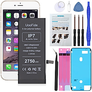 Upgraded Battery Compatible with iPhone 7 (4.7"), High Capacity Replacement Battery iPhone 7 Battery A1660 A1778 A1779 with Professional Repair Tools Kit