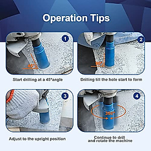 Diamond Core Drill Bit,BRSCHNITT 1 3/8 Inch Laser Welded Diamond Hole Saw with 5/8-11 Thread for Granite Marble Solid Block Stone Reinforced Concrete,Dry or Wet Drilling (35mm)