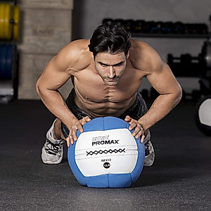 Champion Sports RPX14 Rhino Promax Slam Balls, 14 lb, Soft Shell with Non-Slip Grip, Medicine Wall Exercise Ball for Weightlifting, Plyometrics, Cross Training, & Home Gym Fitness