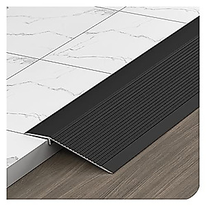 HAIXHX Doorway Floor Transition Strip, 10cm Wide Aluminum Alloy Carpet/Tile Thresholds Reducer for Home Office School Shop (Color : E, Size : Length 150cm/59.1in)