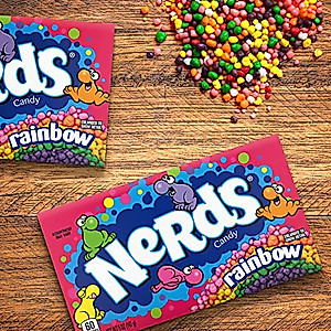 Nerds Candy, Rainbow, 5 Ounce Movie Theater Candy Boxes (Pack of 12)