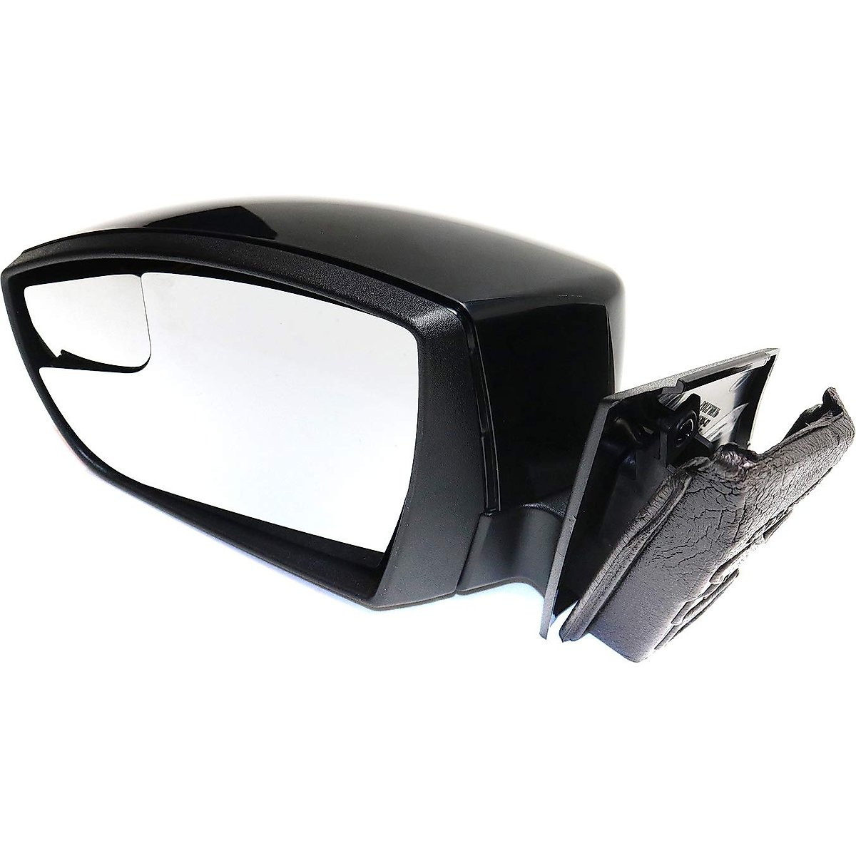 Kool Vue Driver Side Power Non-Heated Mirror for Ford Focus 2012-2014 With Signal Light & Spotter Glass; Without Puddle Lamp Paintable 4-Door, Hatchback