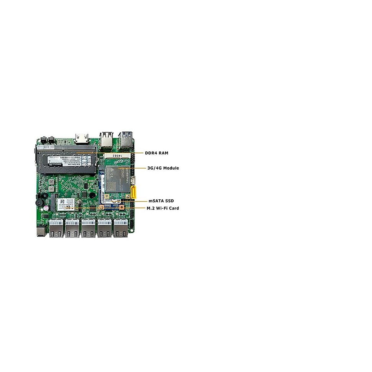 Multi-Function Router Q730G5 Intel Celeron J4105,Up to 2.5Ghz 10W AES-Ni (Barebones) 5 Intel I225-V 2.5G LAN,Used As A Router/Firewall/Proxy 24/7