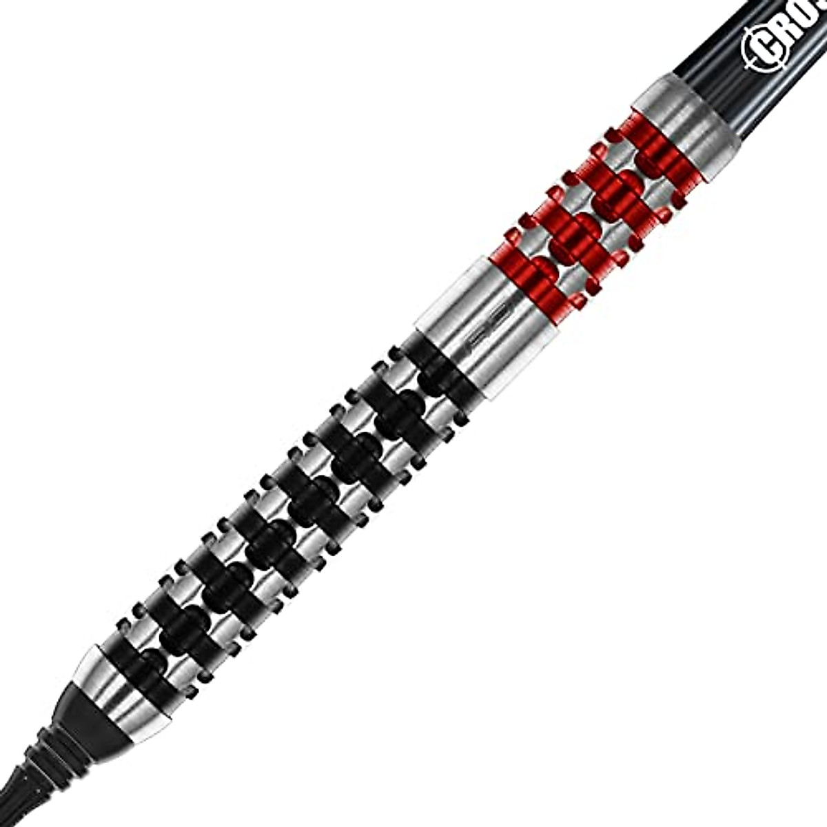 RED DRAGON Crossfire 22 Gram Premium Tungsten Darts Set with Flights and Stems