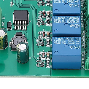 ESP8266 Relay Module, Relay Module 8‑Channel ESP8266 Development Board Development Board with 1 X Relay Module for Smart Home Control