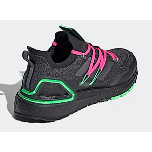 ADIDAS Ultraboost 20 LAB Unisex Running Shoes, Black/Green/Pink, US 8.5