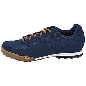 Giro Rumble VR Mens Mountain Cycling Shoes - Dress Blue/Gum (2023), 48