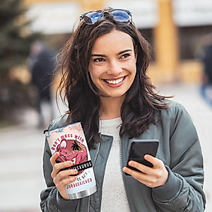 Grandma Tumbler Gift for Grandma For Mother's Day from Grand kids Nana Gifts from Granddaughter Grandson - 20oz Funny Tumbler Dinosaur Cup - Unique Birthday Christmas Gifts