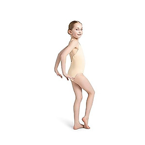 Capezio girls Over's and Under Camisole Leotard, Nude, Large