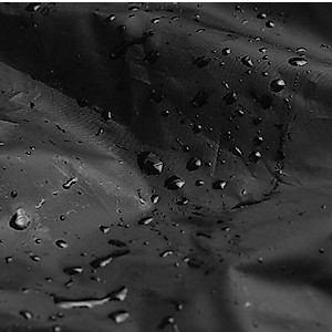 J&C Patio Chair Cover Waterproof Outdoor Chair Covers 2 Pcs Black Furniture Cover for Chairs All Season Protection Patio Chair Covers for Gardern Furniture Sets